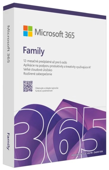 MICROSOFT Microsoft 365 Family (6GQ-01948) | HP-SHOP.SK